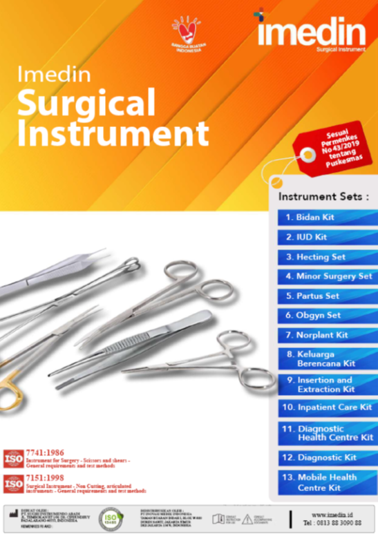 IMEDIN – Surgical Instrument Set for PUSKESMAS – imedin.id